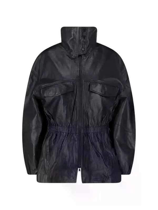 THE FRANKIE SHOP Carnaby Leather Jacket - Black