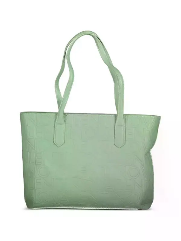 MARIO VALENTINO Embossed Logo Tote - Green