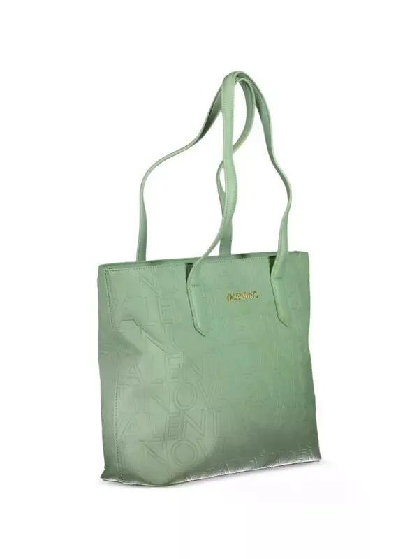 MARIO VALENTINO Embossed Logo Tote - Green
