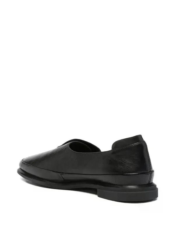 SERGIO MORETTI FIRENZE Center-seam Leather Loafers