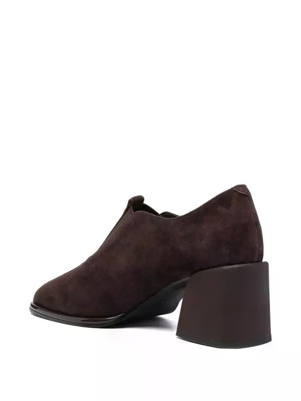 SERGIO MORETTI FIRENZE Suede Block-heel Pumps