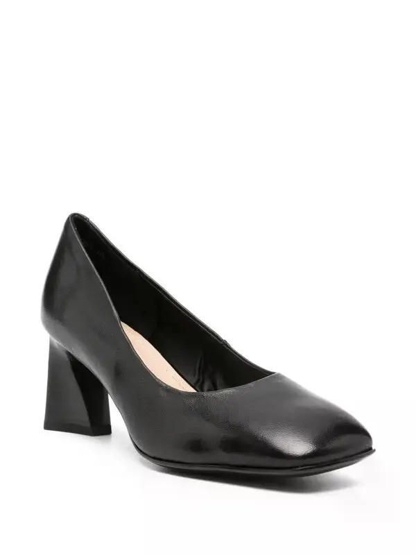 SERGIO MORETTI FIRENZE Square-toe Block-heel Pumps
