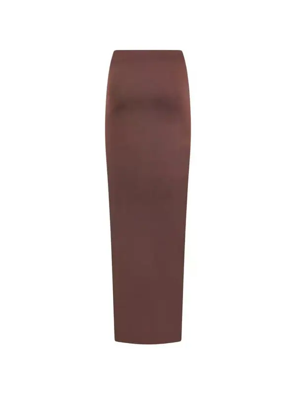 Andamane Anja Draped Maxi Skirt - Brown