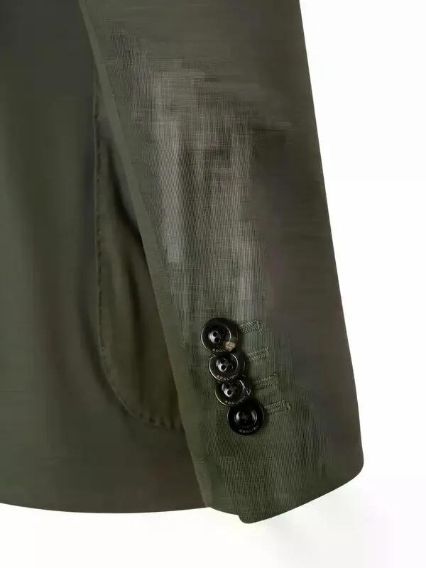 Boglioli Wool Single-breasted Blazer - Green