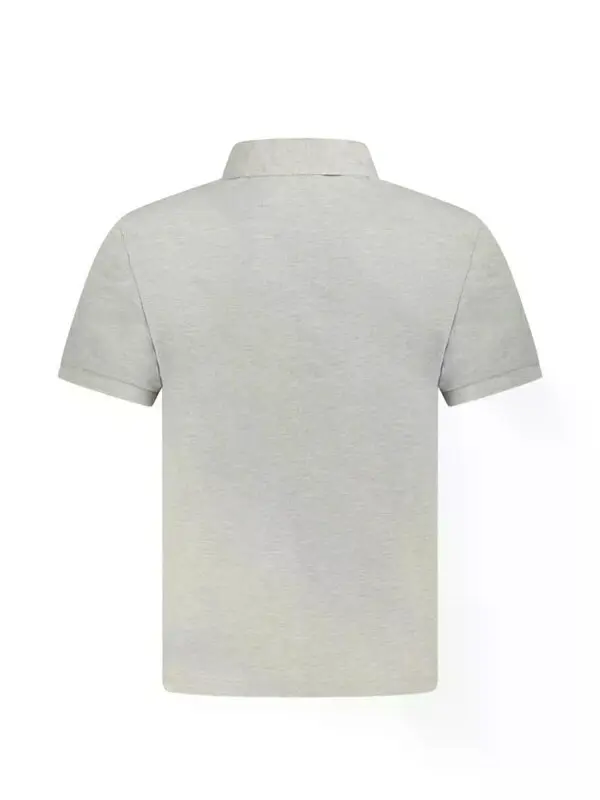 NORTH SAILS Logo-patch Short-sleeve Polo Shirt - Grey