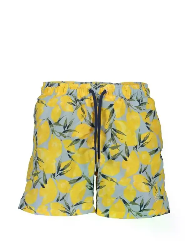 Gant Lemon-print Swim Shorts