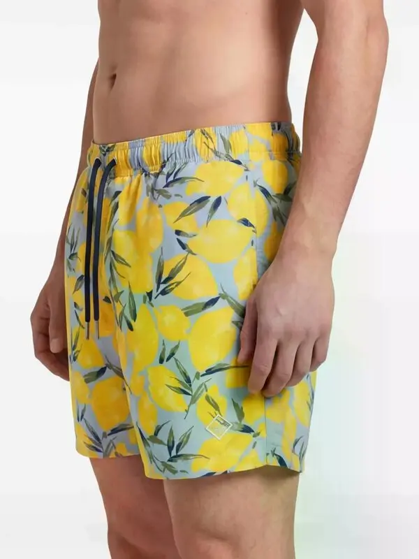 Gant Lemon-print Swim Shorts