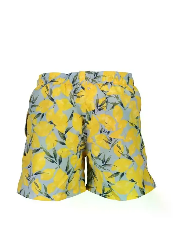 Gant Lemon-print Swim Shorts