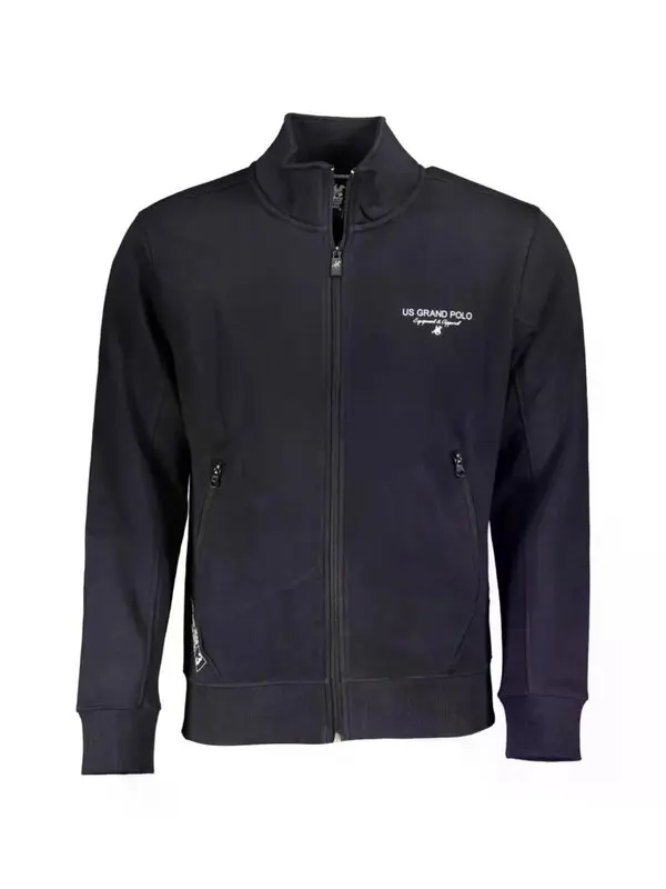 U.S. Grand High-neck Zip-up Sweater
