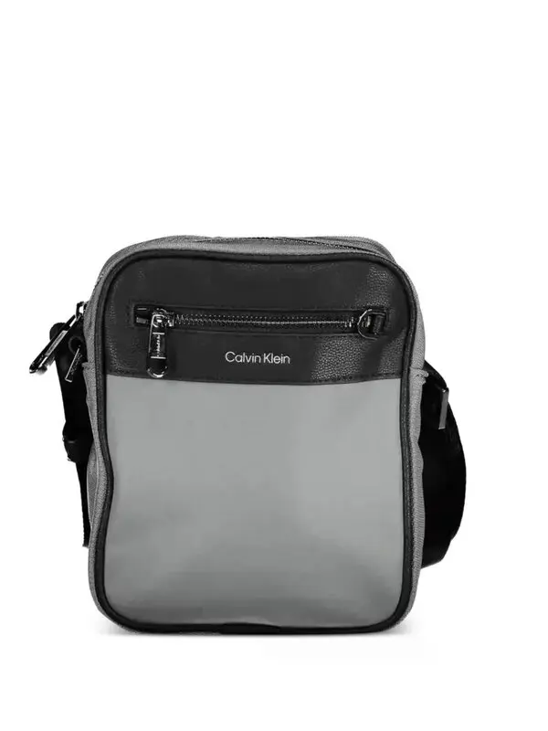 Calvin Klein Two-tone Shoulder Bag - Grey