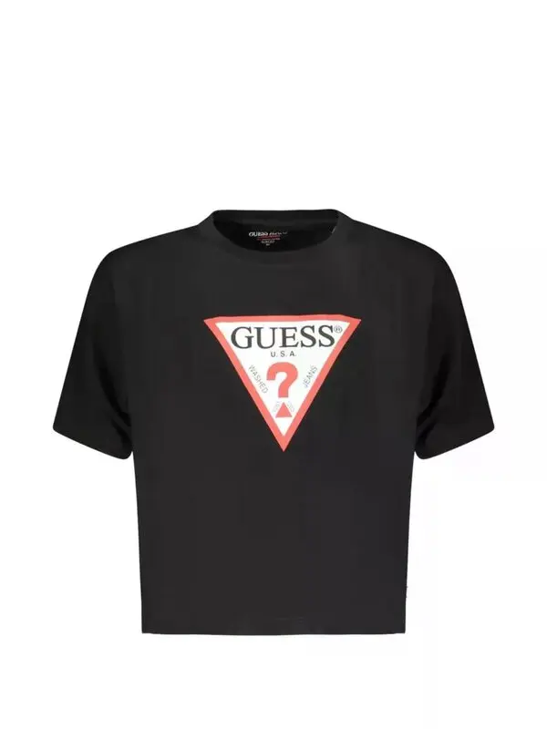 Guess Logo-print T-shirt - Black