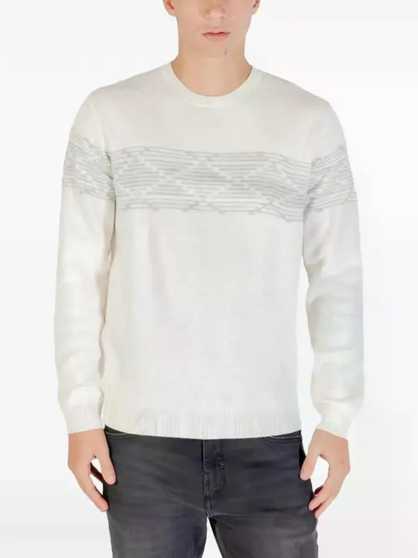 ANTONY MORATO Geometric-pattern Sweater - White