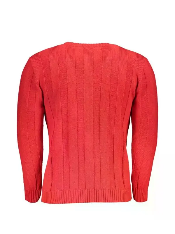 U.S. Grand Ribbed-knit Crew-neck Jumper