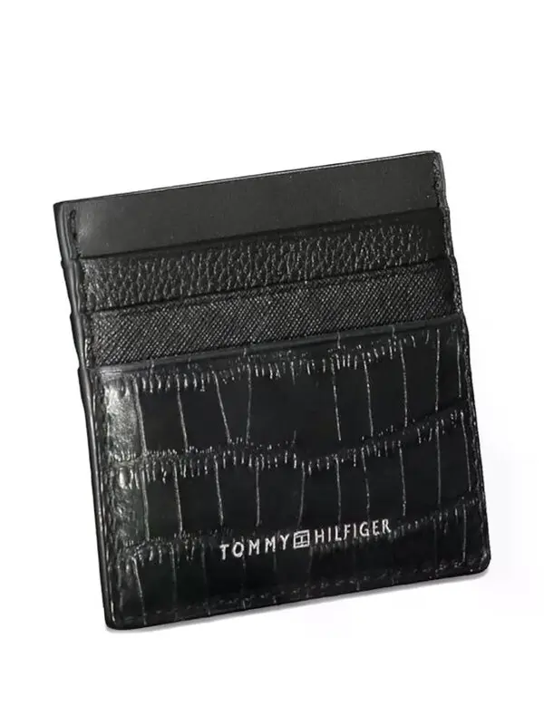 Tommy Hilfiger Crocodile-embossed Card-holder
