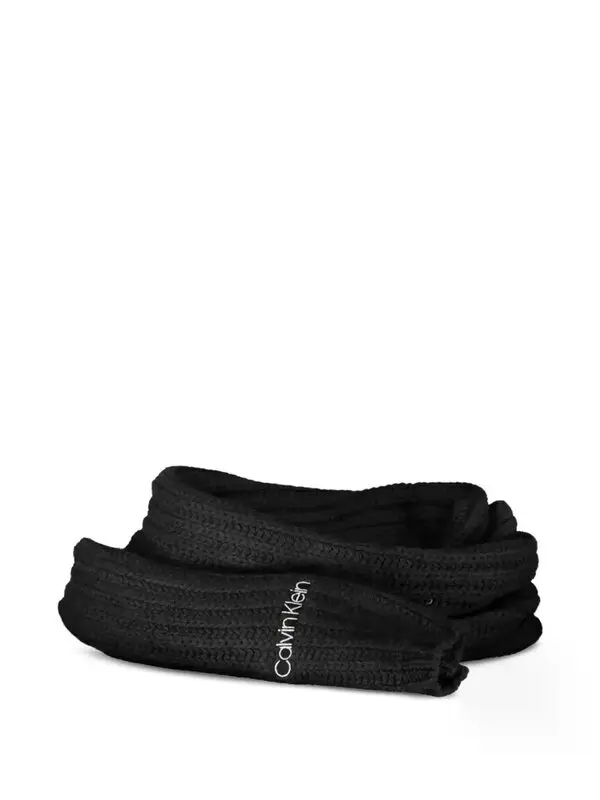 Calvin Klein Rib-knit Scarf