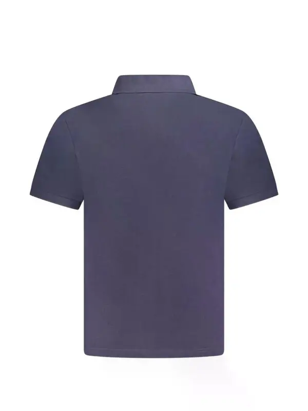 NORTH SAILS Logo-patch Short-sleeve Polo Shirt - Blue