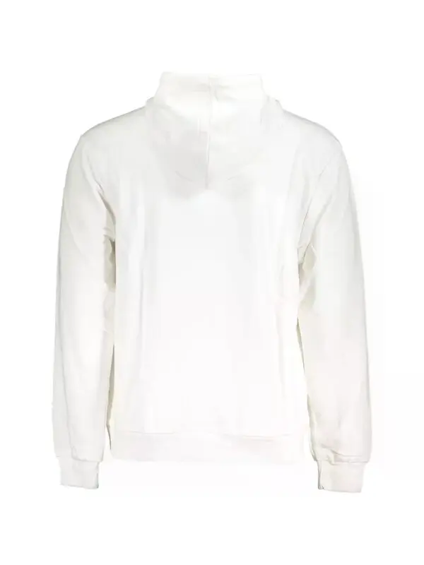 FILA Cotton Hoodie With Logo Patch - White