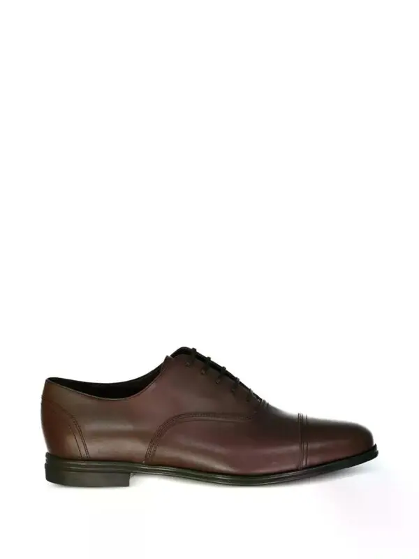 FERRAGAMO Cap-toe Oxford Shoes - Brown