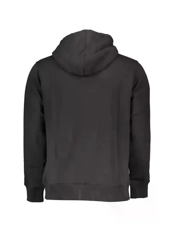 Calvin Klein Logo-print Drawstring Hoodie - Black