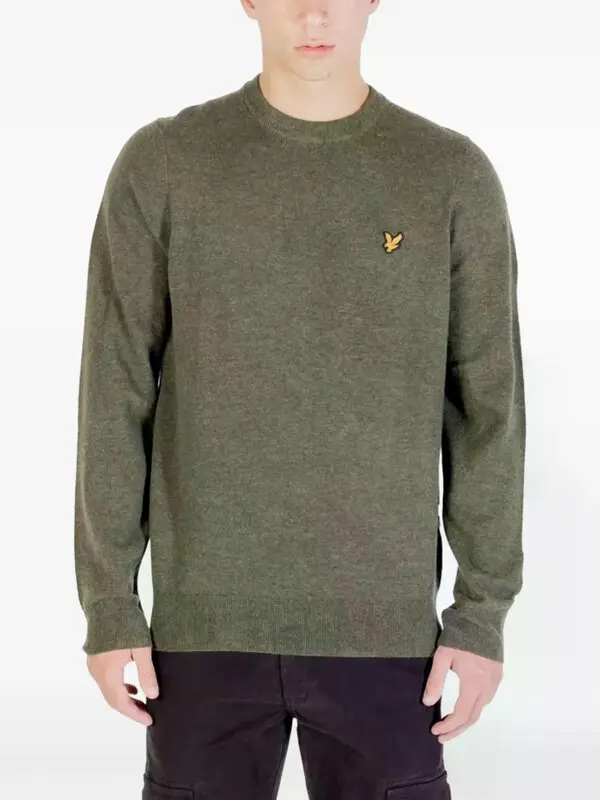 LYLE & SCOTT Logo-patch Sweater - Green