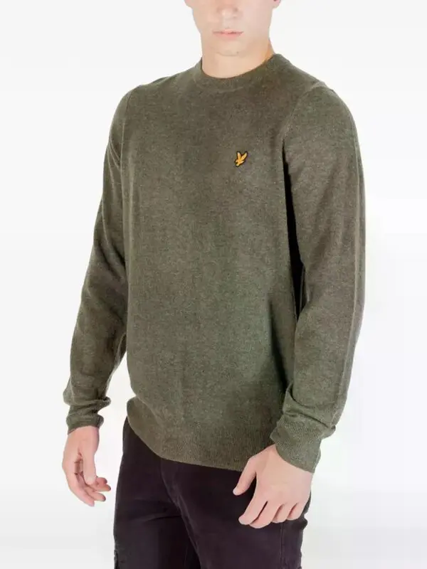 LYLE & SCOTT Logo-patch Sweater - Green