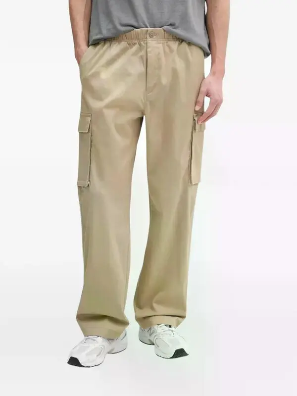 Calvin Klein Elasticated-waist Cargo Pants - Neutrals