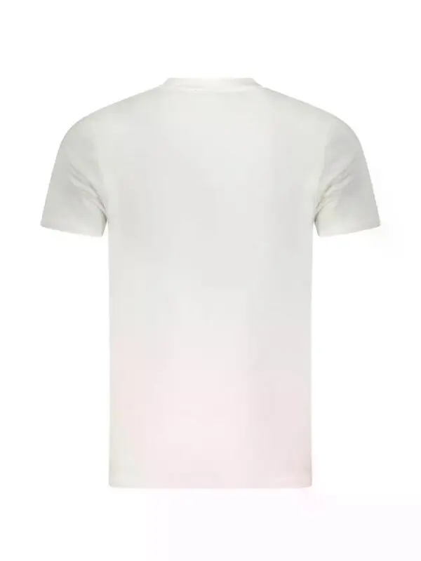 Roberto Cavalli Logo-embroidered T-shirt - Neutrals