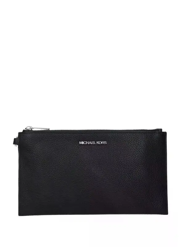 Michael Kors Pebbled Clutch Bag - Black