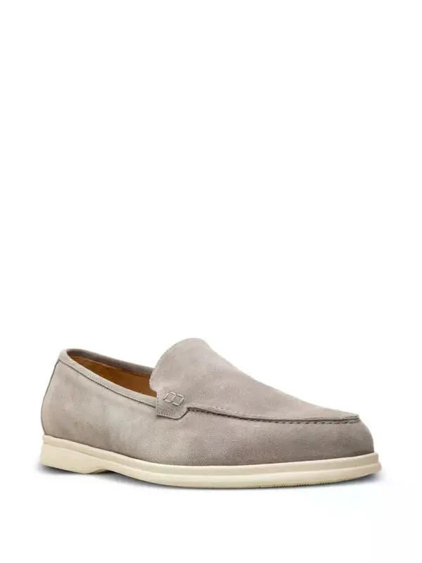 CHUCKIES Suede Loafers - Grey