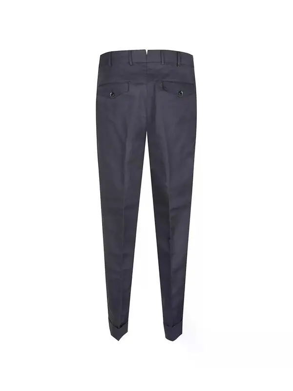 PT TORINO Pleated Turn-up Trousers