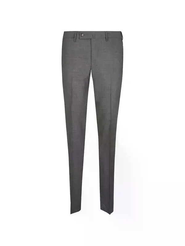 PT TORINO Pressed-crease Tailored Trousers - Grey