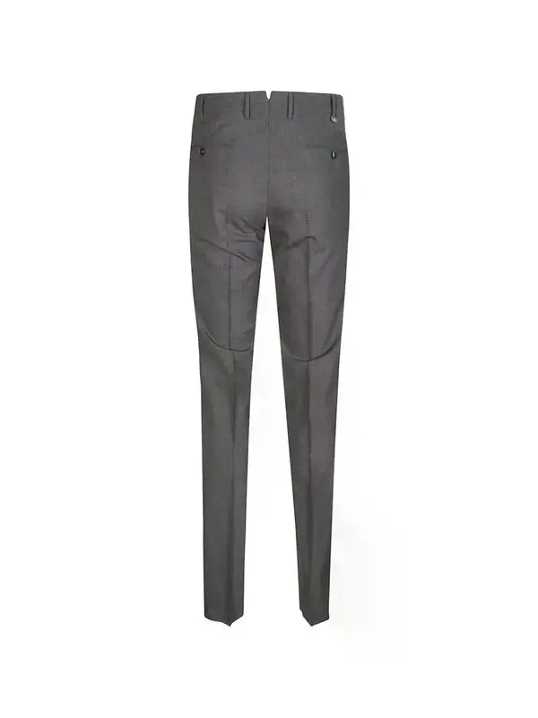 PT TORINO Pressed-crease Tailored Trousers - Grey