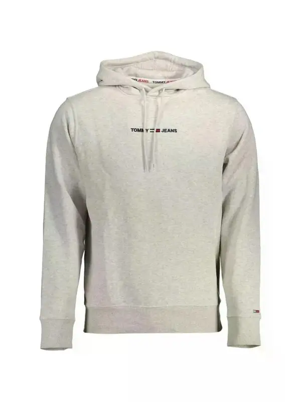 Tommy Hilfiger Logo-embroidered Hoodie - Grey