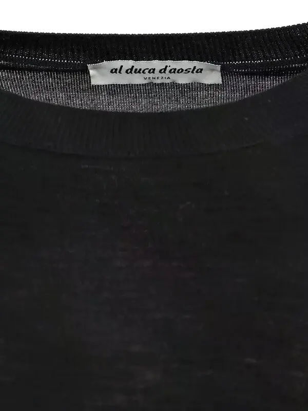 FILIPPO DE LAURENTIIS Fine-knit Wool Sweater - Black