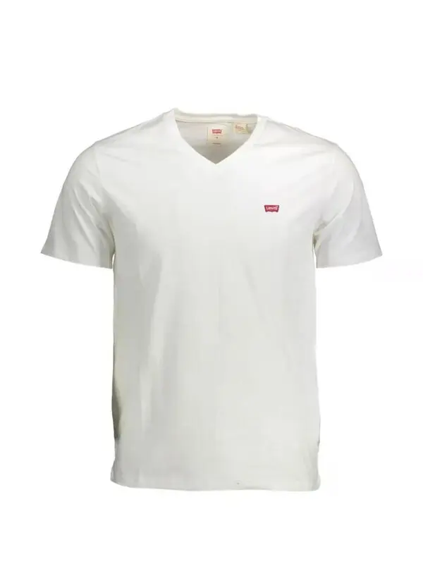 LEVI'S Logo-patch V-neck T-shirt - White