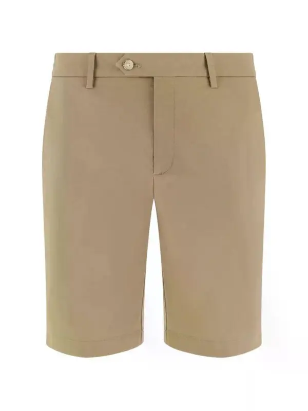 Boggi Milano Stretch-cotton Chino Shorts - Neutrals