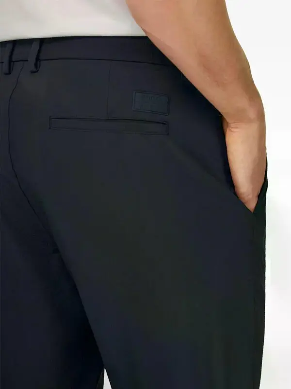 Boggi Milano Rory B Tech Seersucker Trousers - Blue