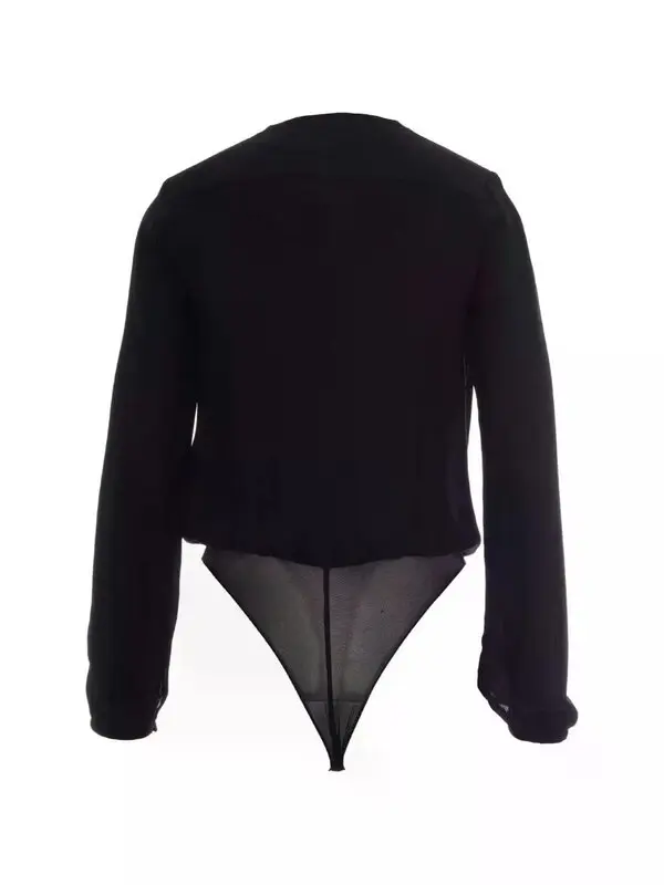 Elisabetta Franchi Chain-detail Wrap Bodysuit