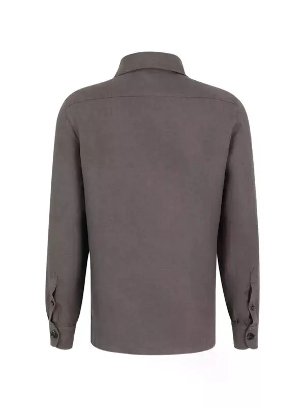 VINCENZO DI RUGGIERO Button-up Patch-pocket Jacket - Grey