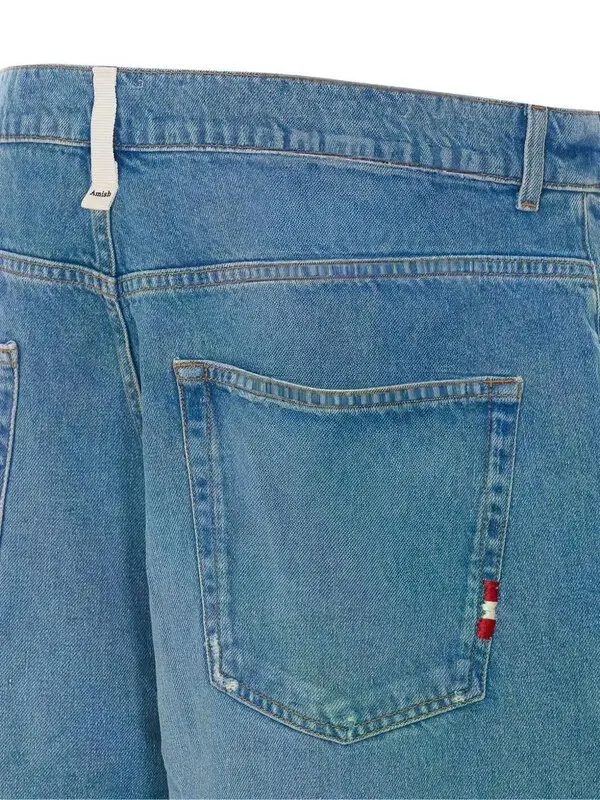 AMISH SUPPLIES Ripped-effect Denim Shorts