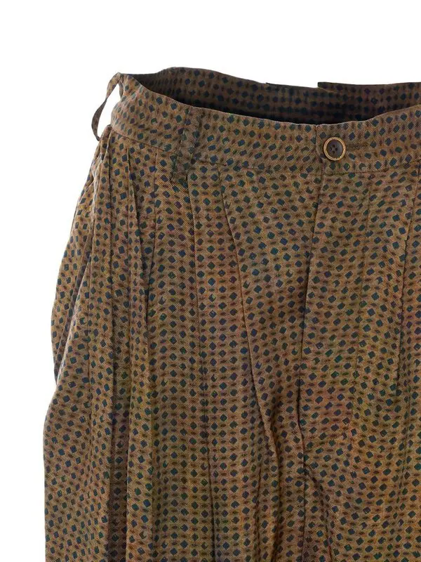 UMA WANG Geometric-patterned Priya Trousers