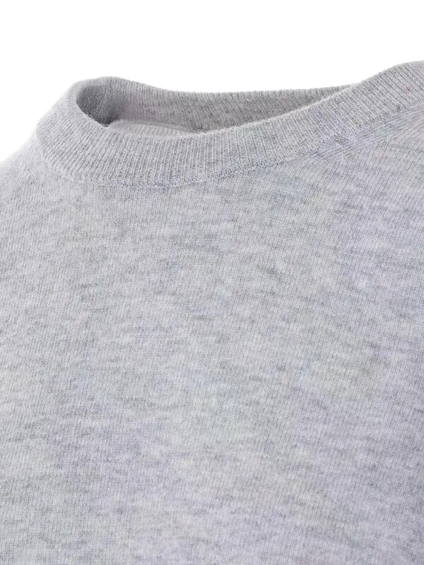 Zadig&Voltaire Cara Leather-patch Sweater - Grey