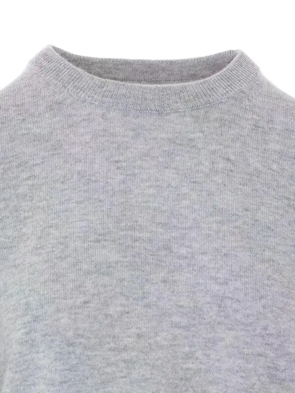 Zadig&Voltaire Cara Leather-patch Sweater - Grey
