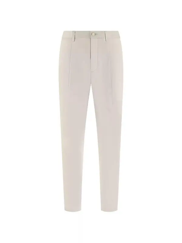 Boggi Milano Darted Drawstring-waist Trousers - Neutrals