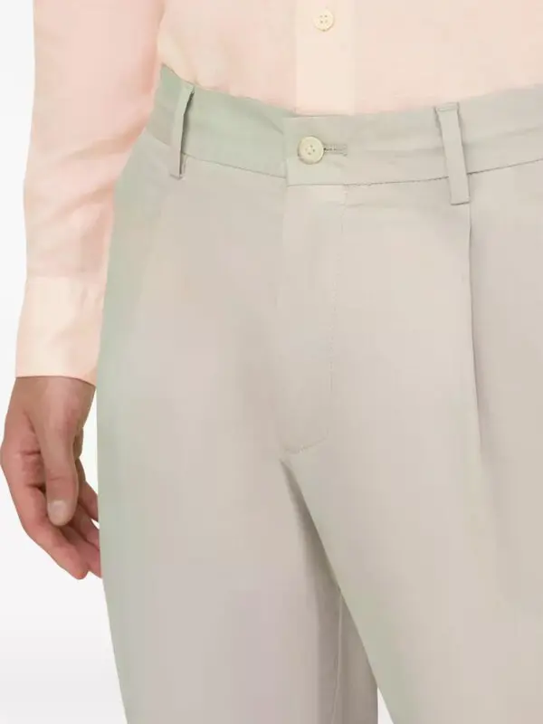 Boggi Milano Darted Drawstring-waist Trousers - Neutrals