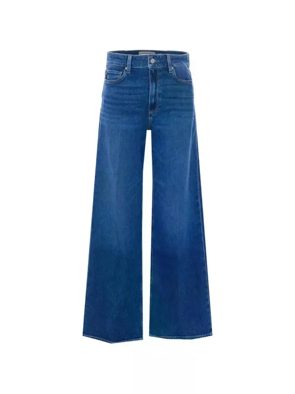 Paige Anessa Wide-leg Jeans - Blue
