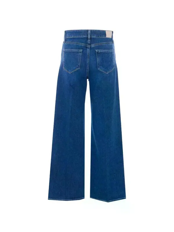 Paige Anessa Wide-leg Jeans - Blue