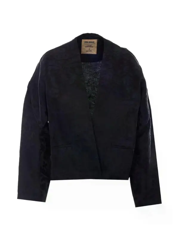 UMA WANG Klarke Floral-paisley Jacket - Black