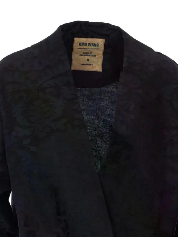 UMA WANG Klarke Floral-paisley Jacket - Black