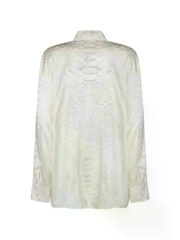 Roberto Cavalli Serpentine-effect Print Shirt